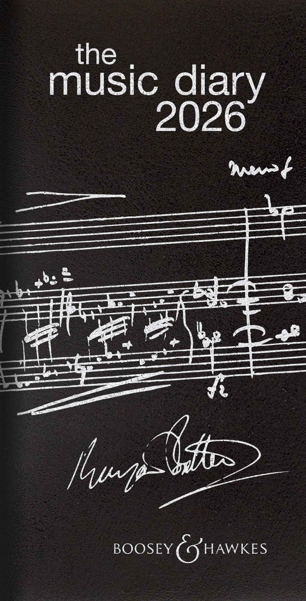 Richard Whitehouse - Music Diary 2026 (black)